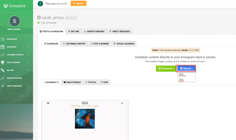 How to repost on Instagram with your pc? The easy way - AiSchedul
