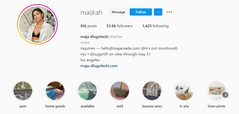 Top Artist Bio Example On Instagram In 2024 - AiSchedul