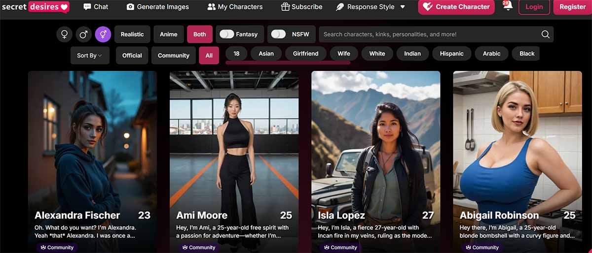 Top 10 NSFW AI Generators: From Fantasy to Reality - AiSchedul